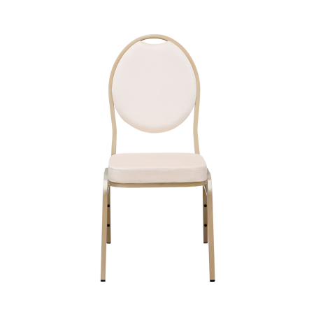 Banquet Chair HERMAN MODERN beige velvet